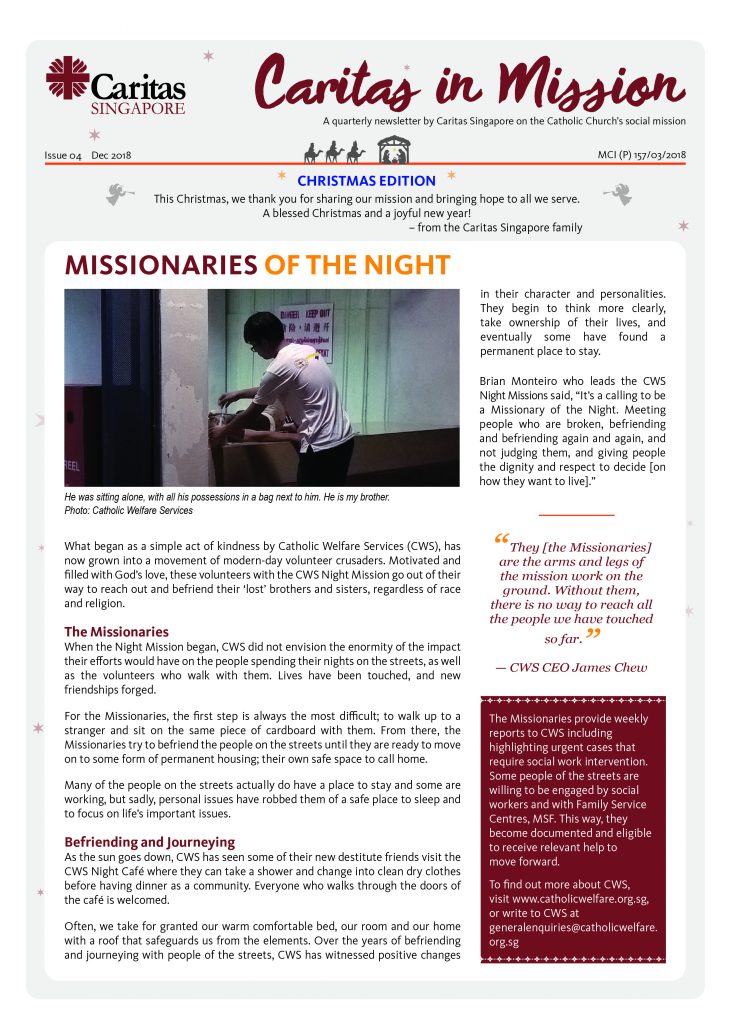 Caritas in Mission - Caritas SingaporeCaritas Singapore