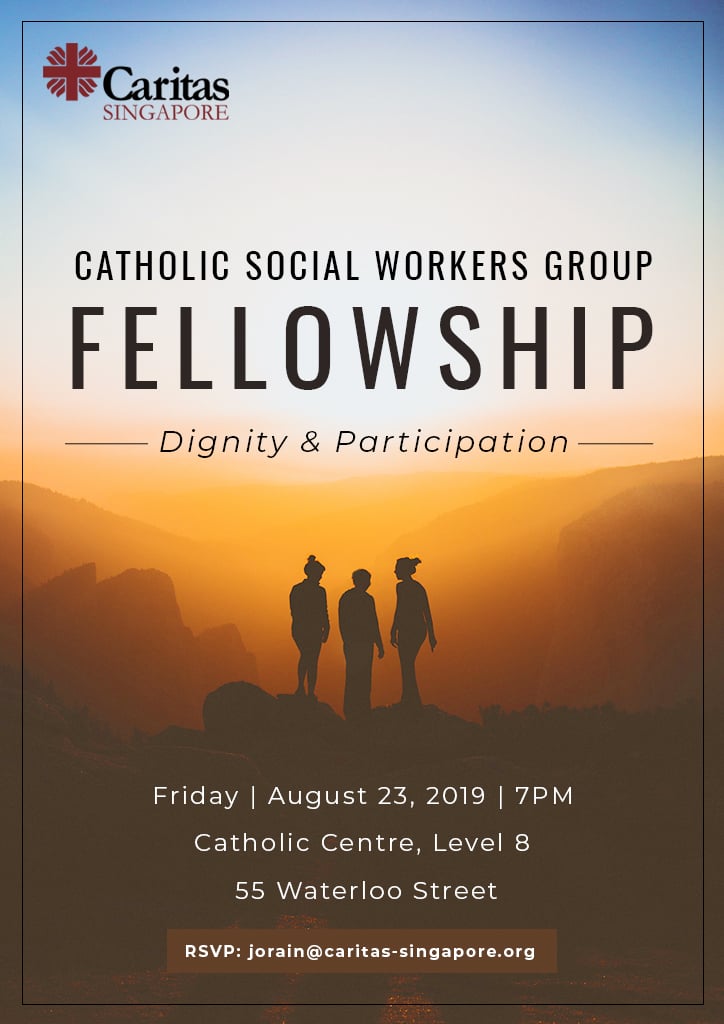 1st Catholic Social Workers Group Fellowship in SG | Caritas SG