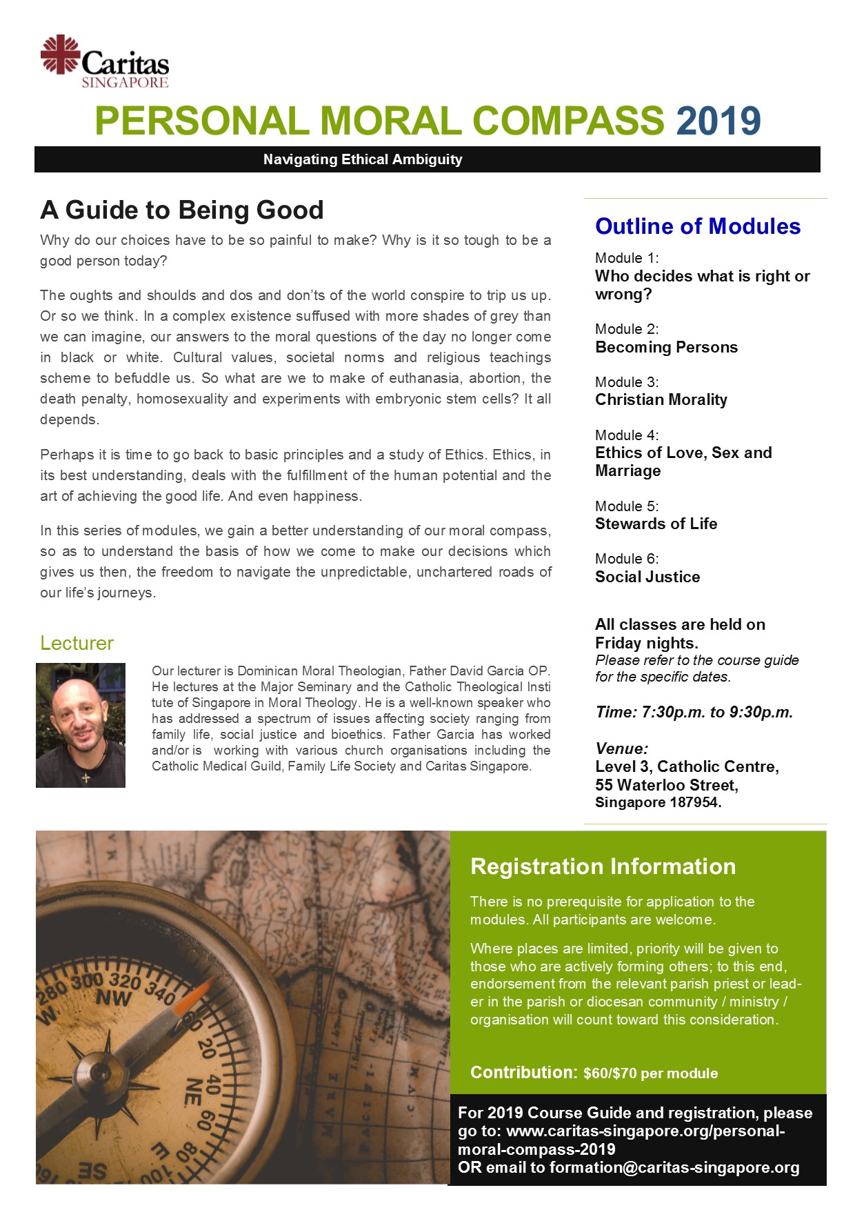 Personal Moral Compass Course 2019 | Caritas Singapore